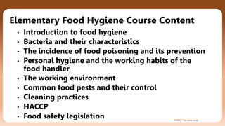 Food Hygiene 1 - Intro to food hygiene.pptx
