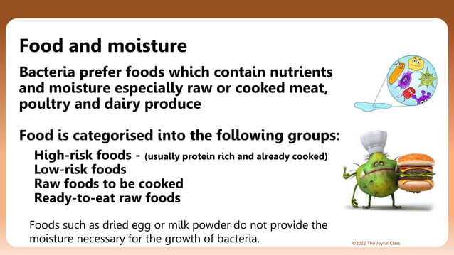 Food Hygiene 2 - Bacteria and their characteristics.pptx | Cooking ...