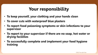 Food Hygiene 4 - Personal hygiene and working habits of food handlers.pptx