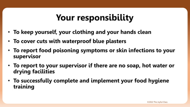 Food Hygiene 4 - Personal hygiene and working habits of food handlers.pptx