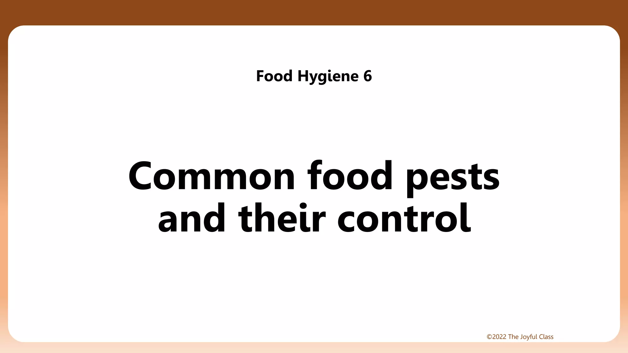 Food Hygiene 6 - Common food pests and their control.pptx