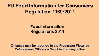 Rehis 9 Food Safety Legislation | PPTX