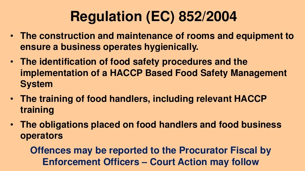 Rehis 9 Food Safety Legislation | PPTX