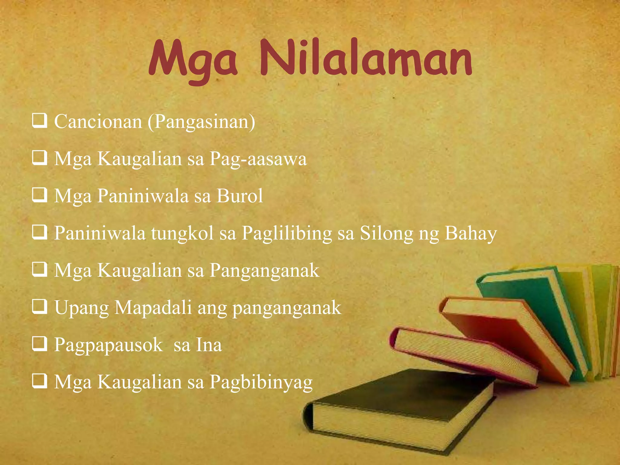 Panitikan Rehiyon I (Cancionan, paniniwala at kaugalian sa R-I) | PPTX