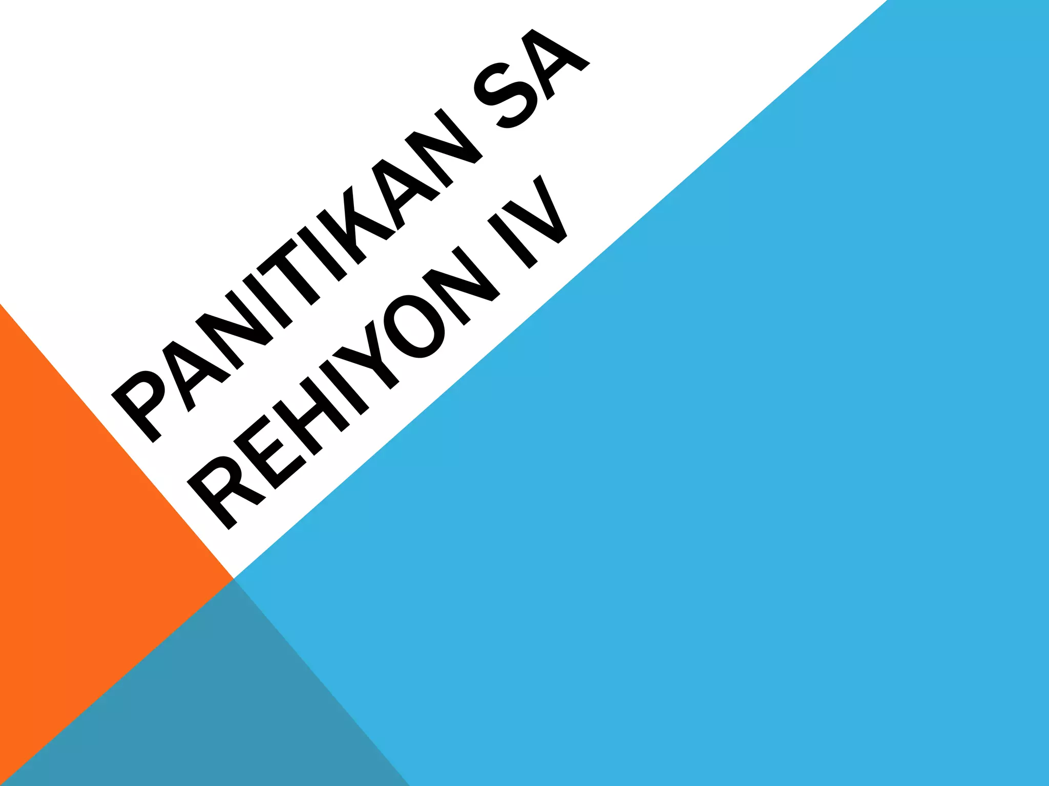 Rehiyon IV-B: MIMAROPA | PDF