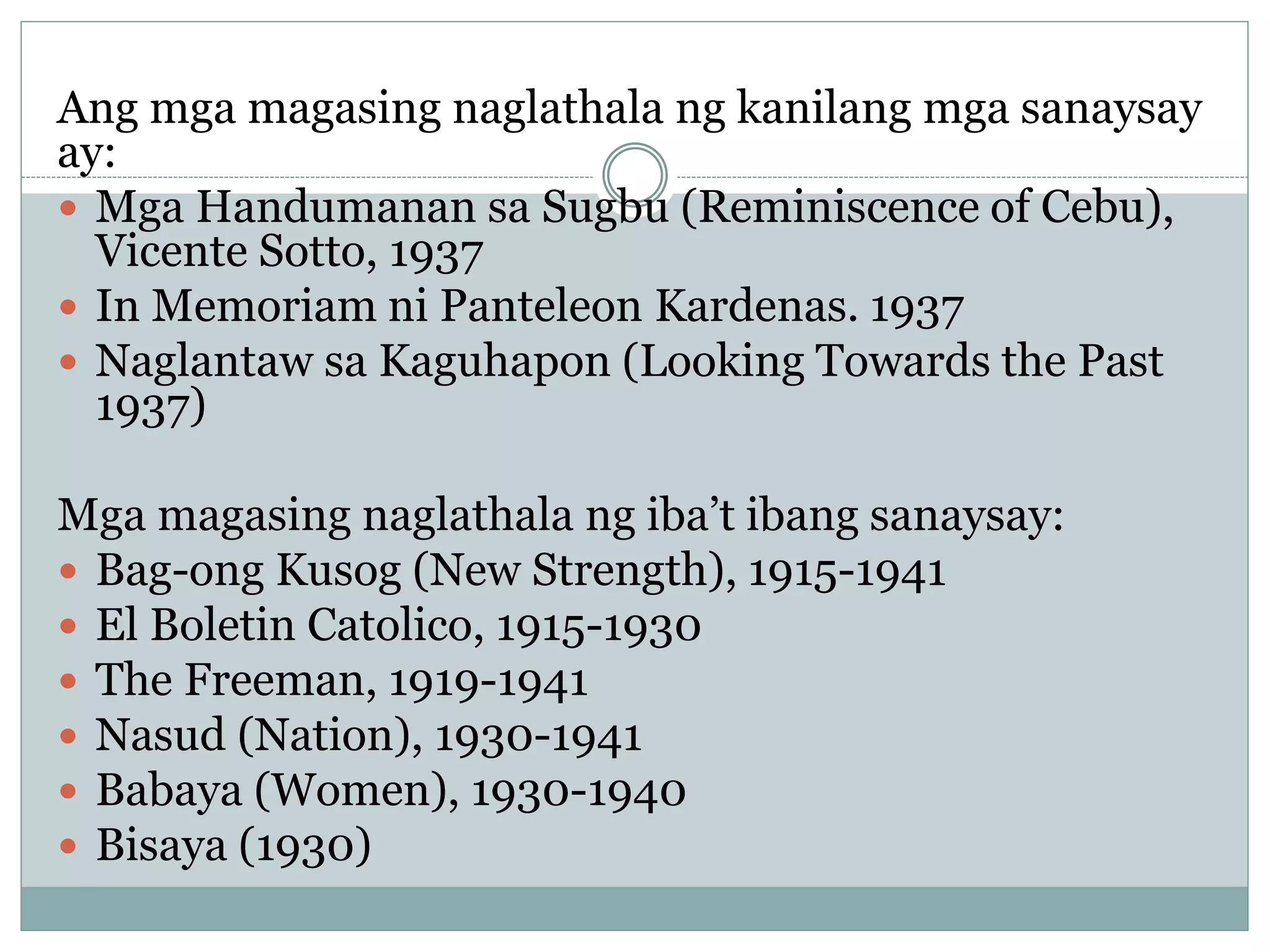 Rehiyon vii gitnang bisayas | PPTX