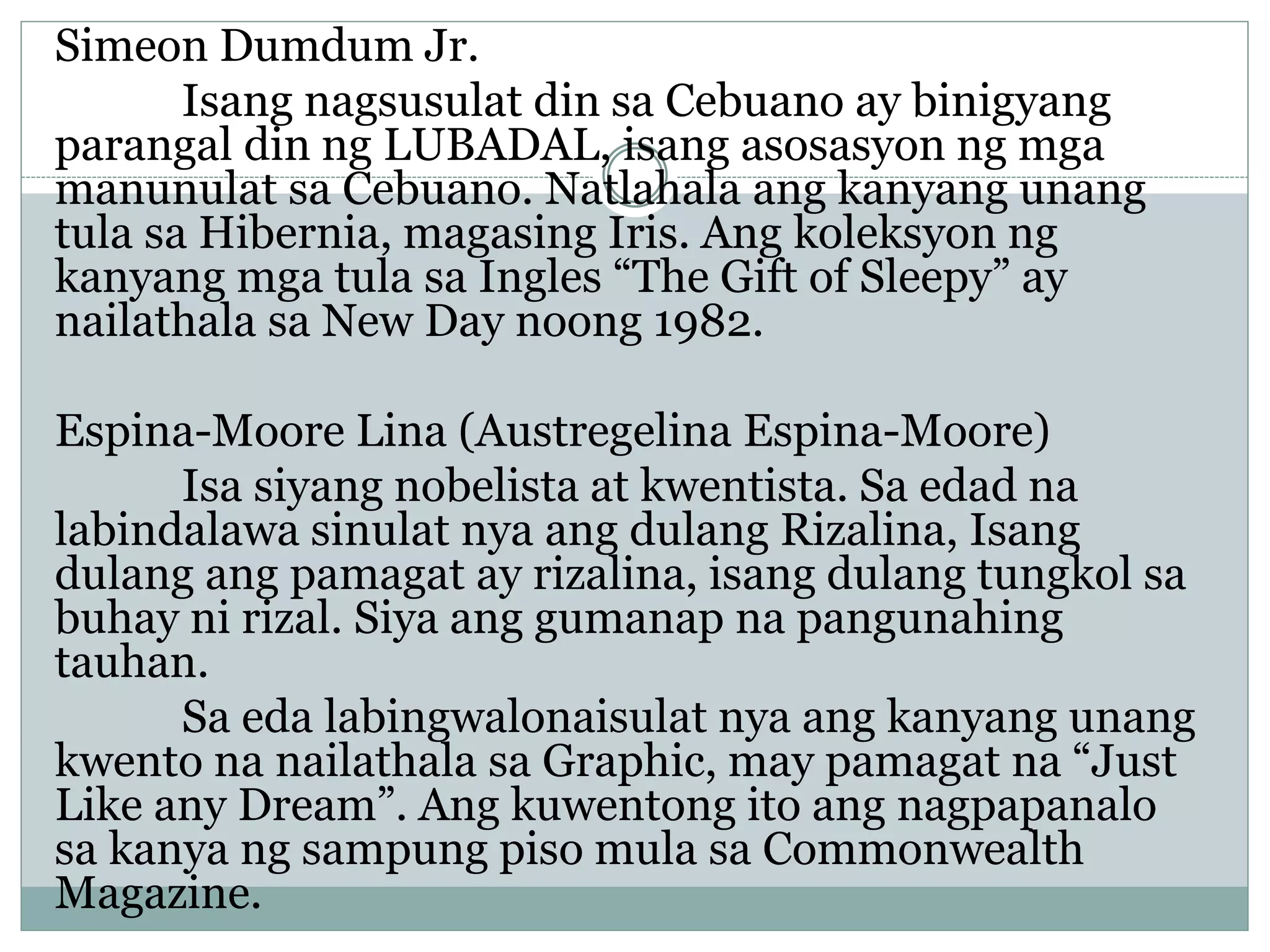 Rehiyon vii gitnang bisayas | PPTX