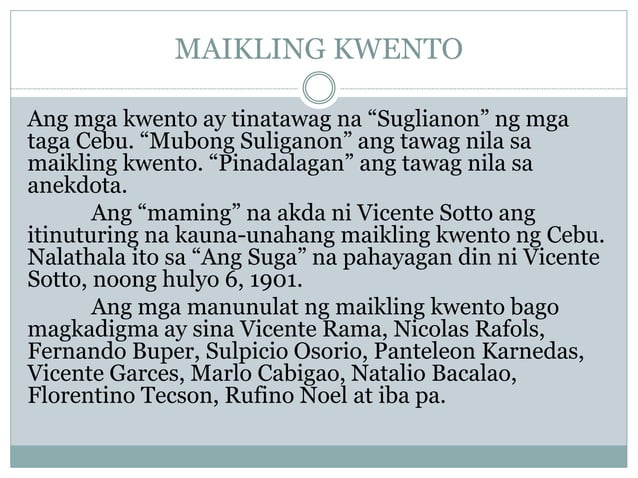 Rehiyon vii gitnang bisayas | PPTX