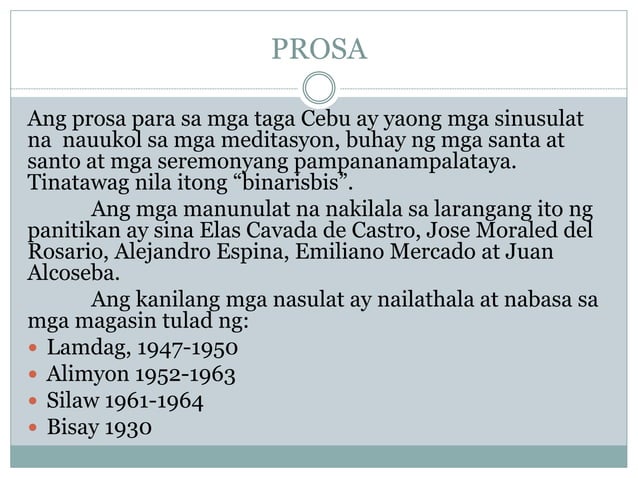 Rehiyon vii gitnang bisayas | PPTX