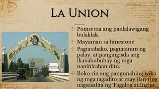 REHIYON 1: Rehiyon ng Ilocos | PDF