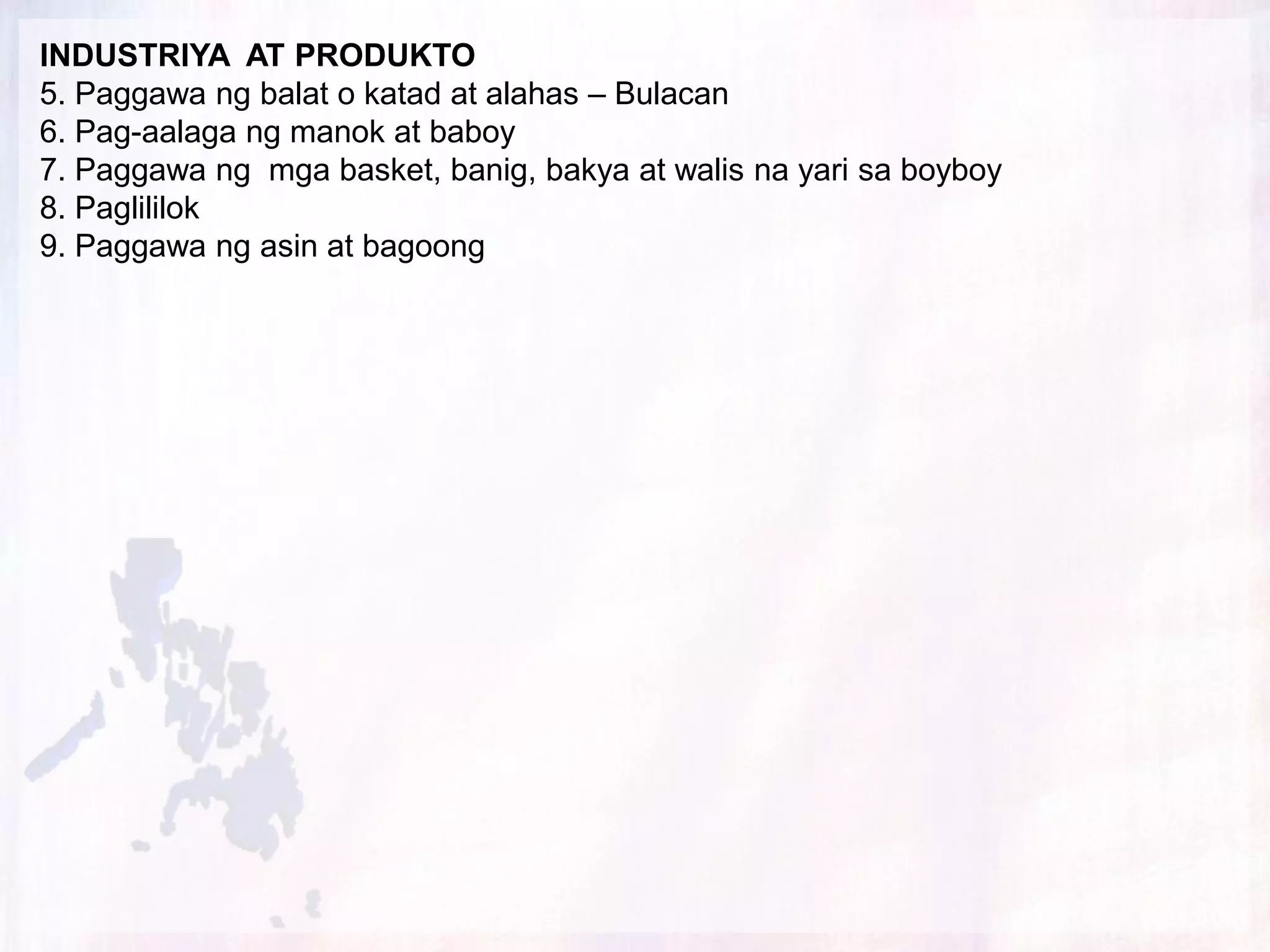 Rehiyon Iii Gitnang Luzon Ppt