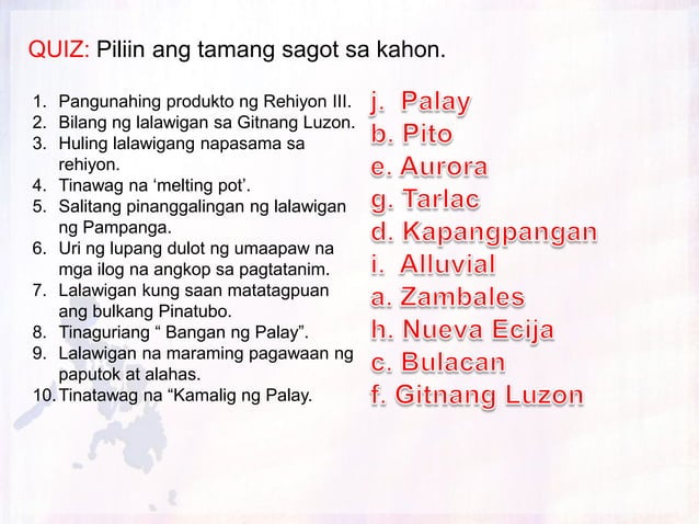 Rehiyon III- Gitnang Luzon | PPTX