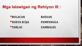 Rehiyon III: Gitnang Luzon | PDF
