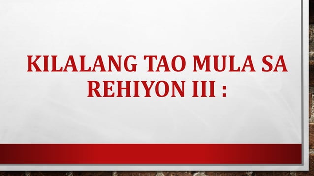 Rehiyon III: Gitnang Luzon | PDF