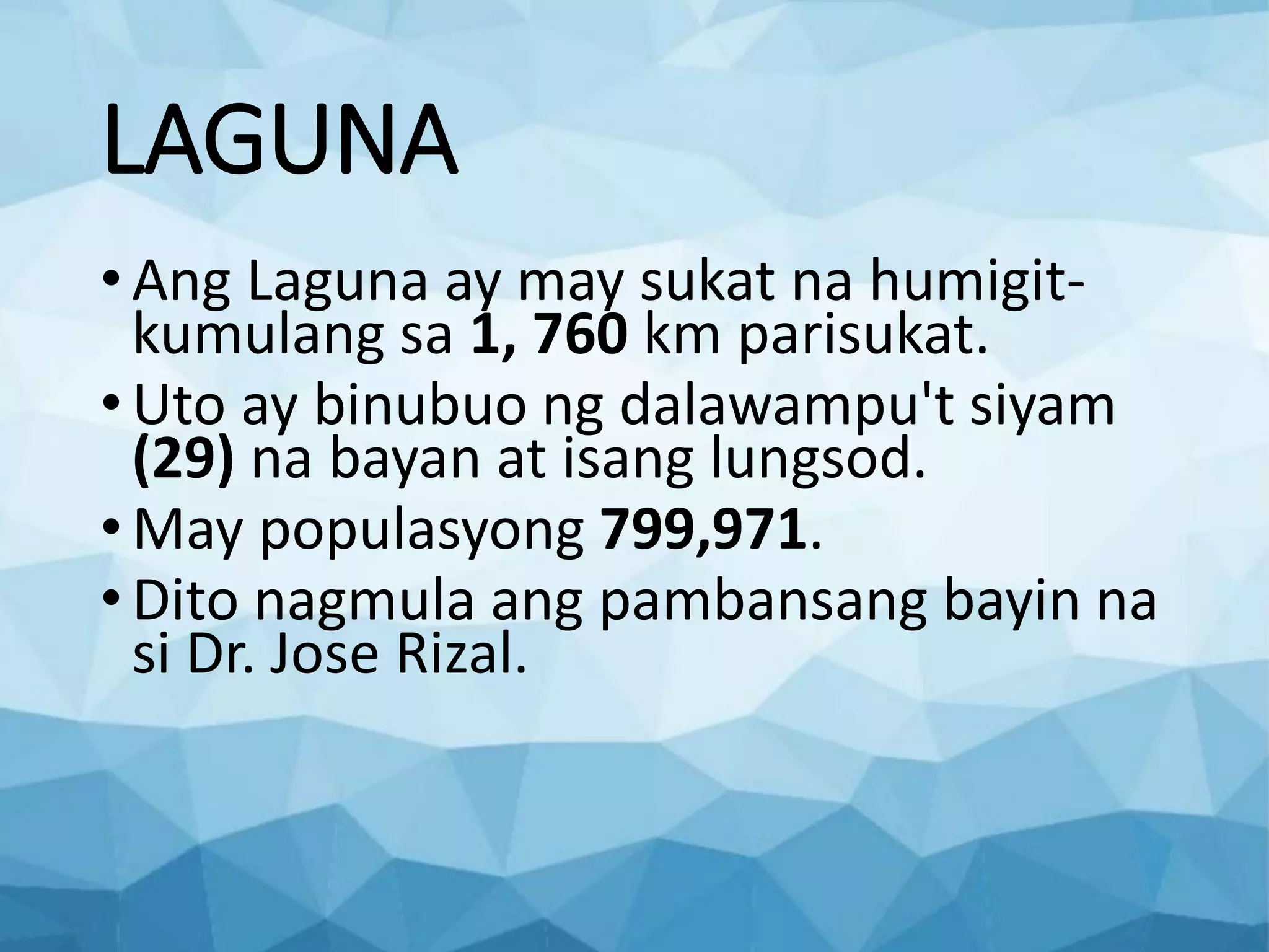 Rehiyon IV-A: CALABARZON | PDF