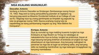 Rehiyon 9 Kanlurang Mindanaw o Tinatawag na Zamboanga Peninsula | PDF