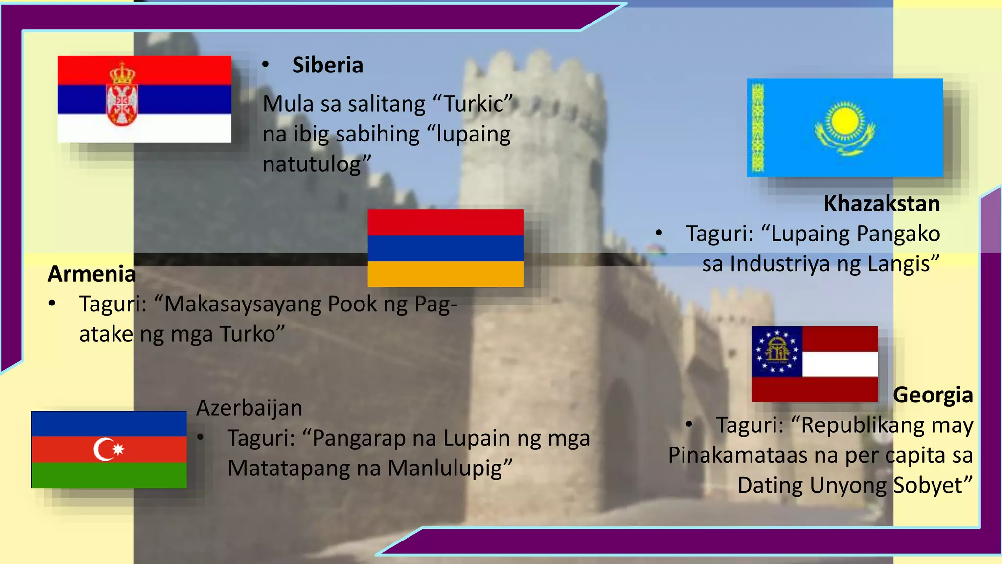 Rehiyon sa ASYA | PPTX