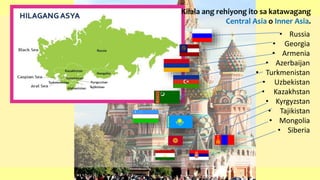 Rehiyon sa ASYA | PPTX