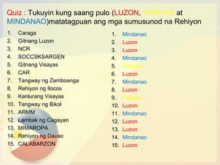 Rehiyon ng Pilipinas | PPTX