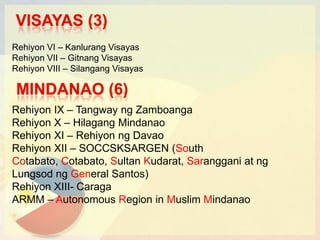 Rehiyon ng Pilipinas | PPTX