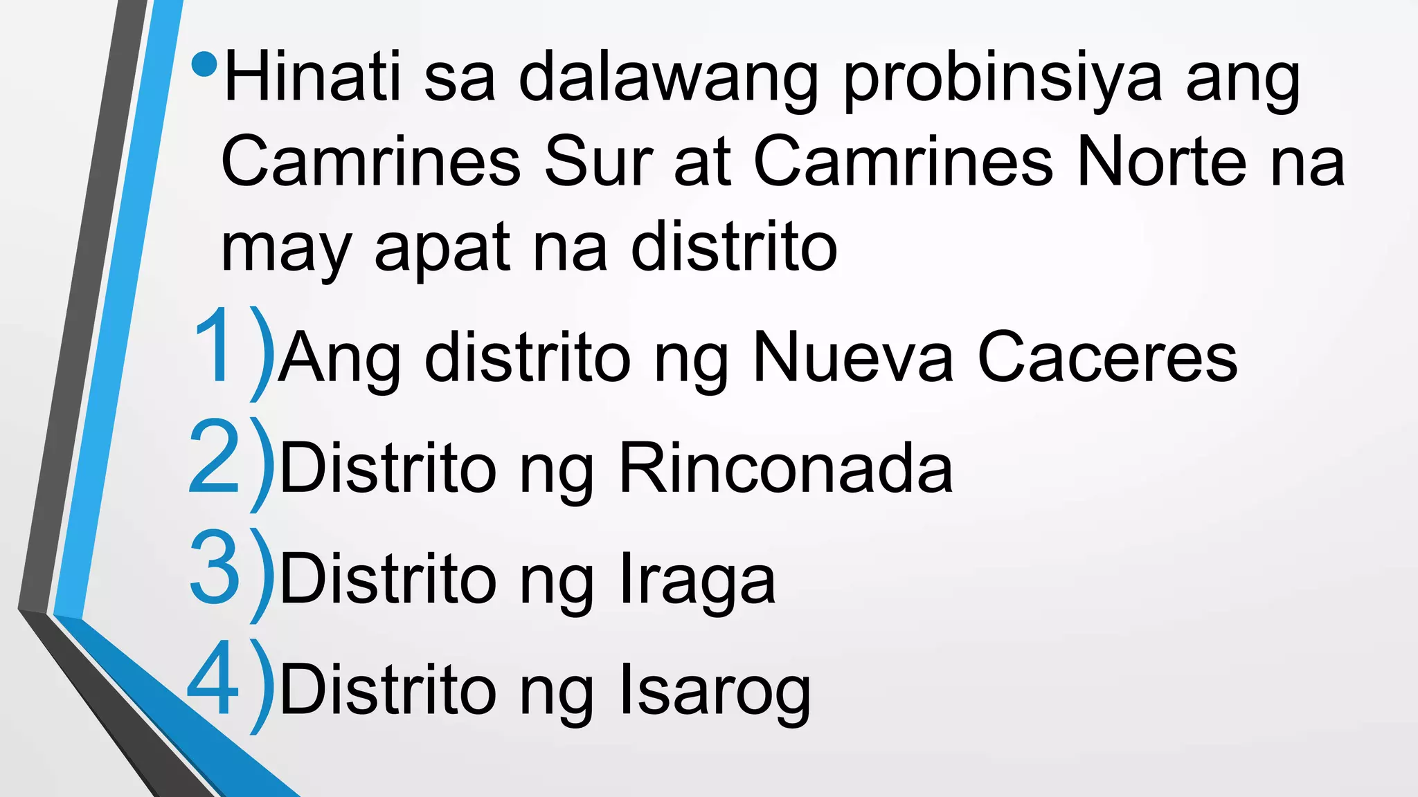 Rehiyon v rehiyon-ng-bicol | PPTX