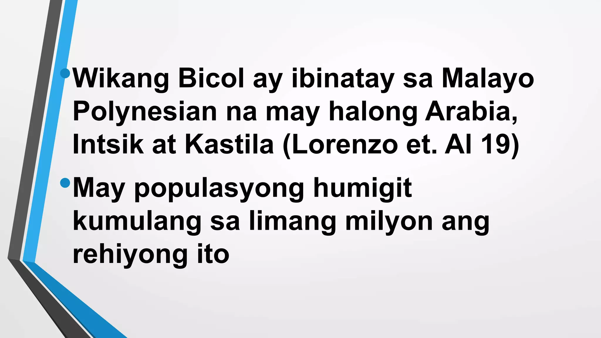 Rehiyon v rehiyon-ng-bicol | PPTX