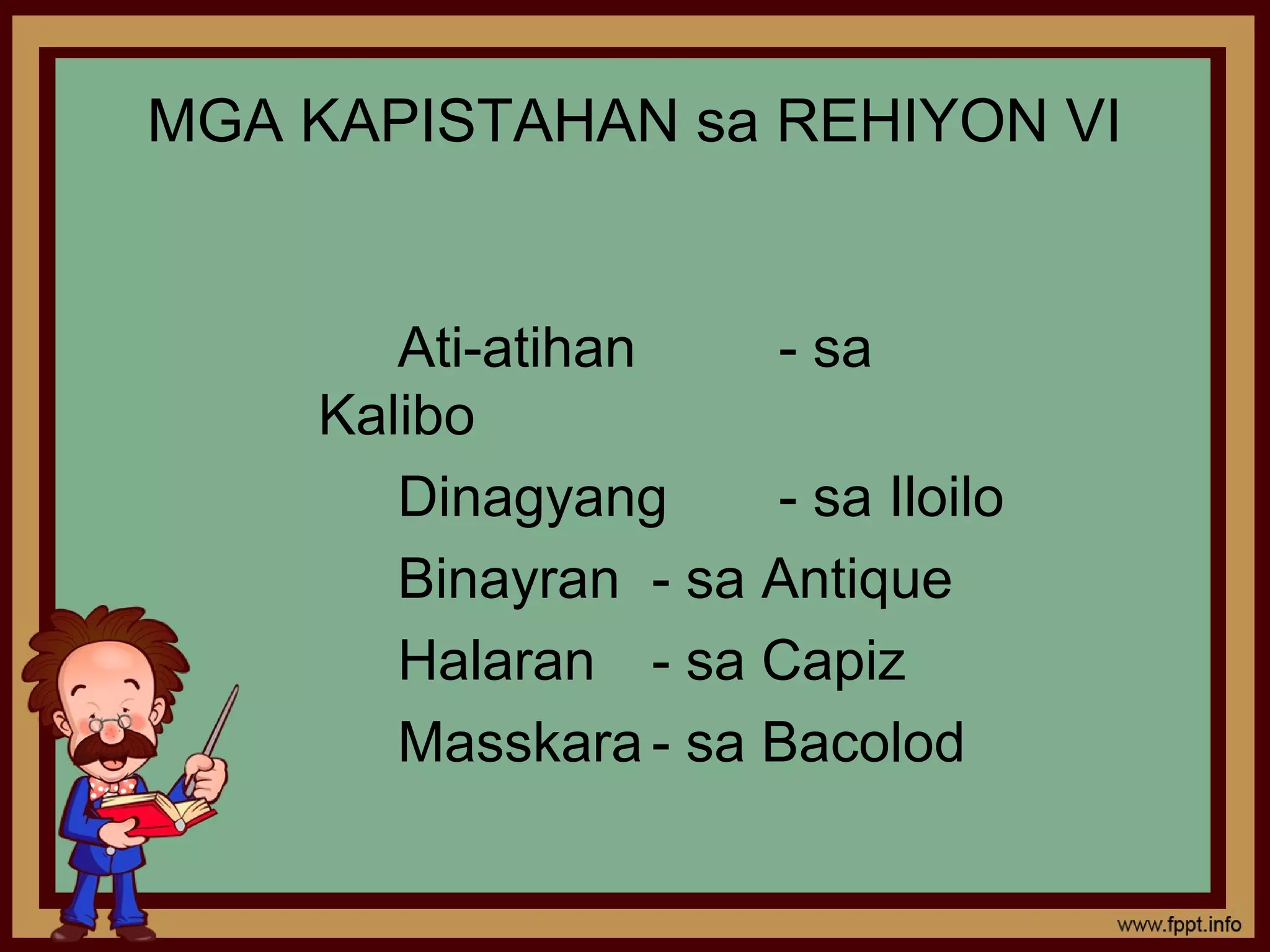 Rehiyon VI -Kanlurang Visayas | PPT