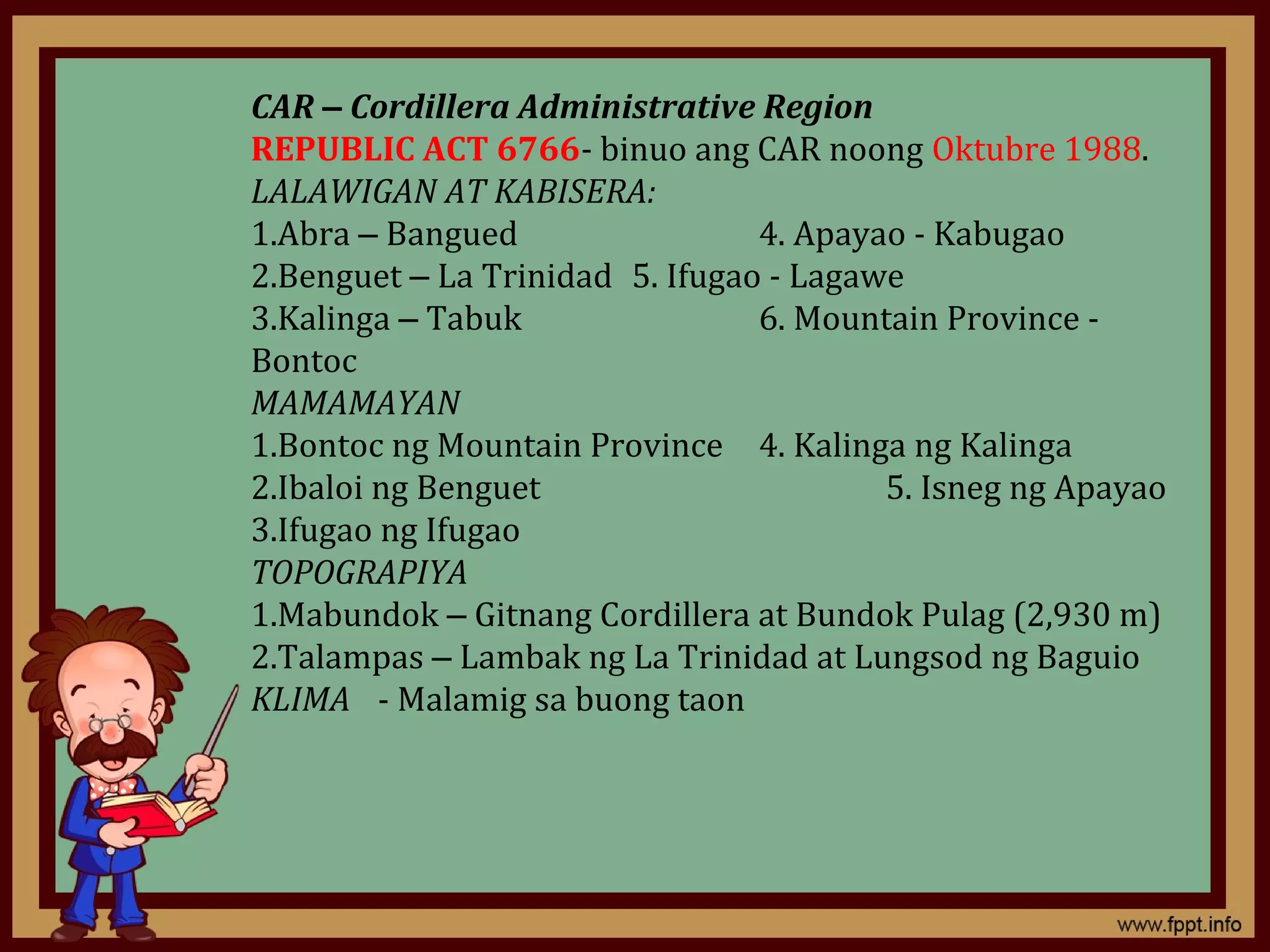 Rehiyon VI -Kanlurang Visayas | PPT