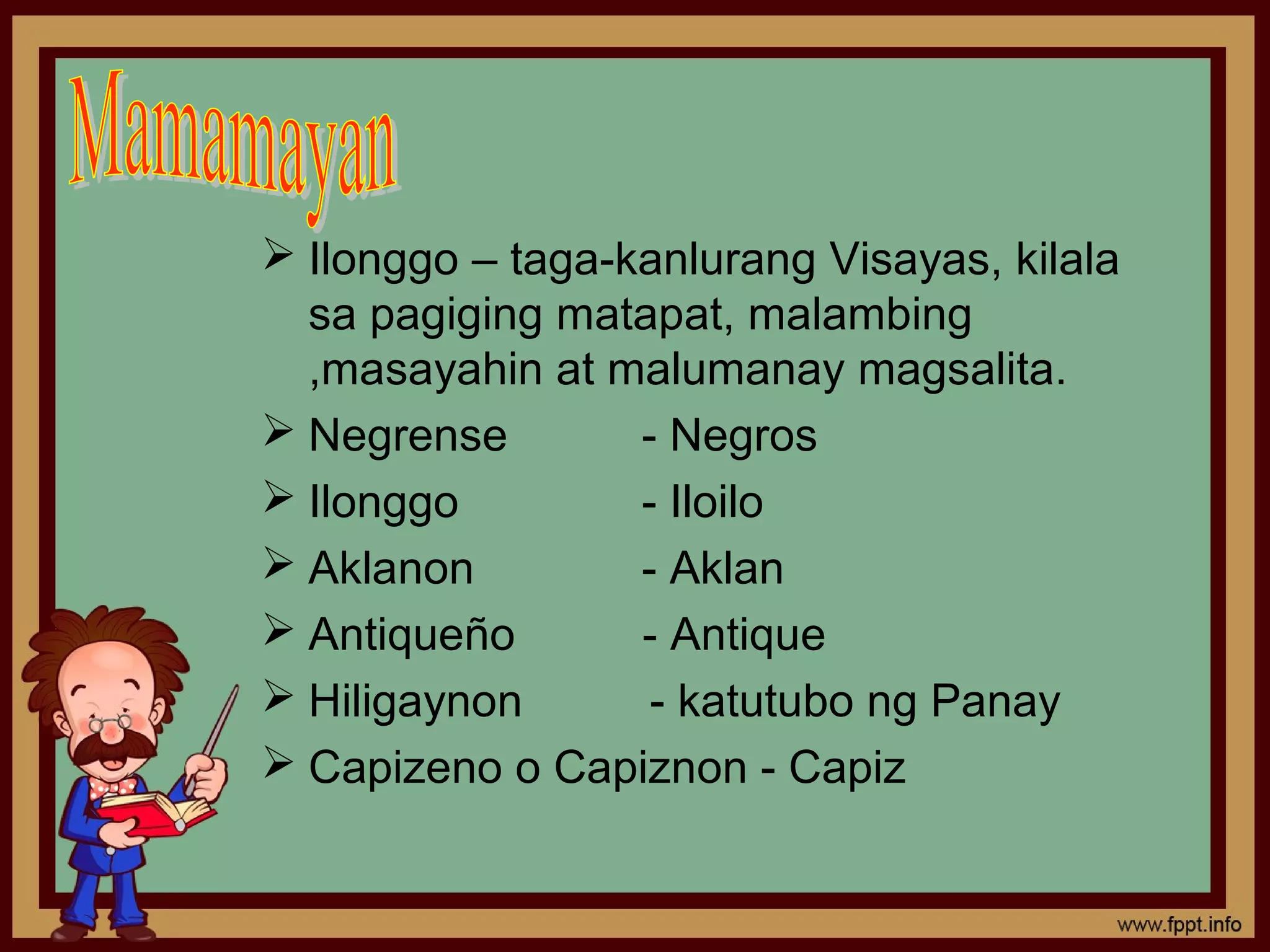 Rehiyon VI -Kanlurang Visayas | PPT