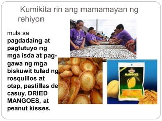 Rehiyon vii Mga Produkto at Industriya | PPTX