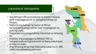"Eastern Visayas: Yaman, Kultura, at Pag-unlad | PPTX