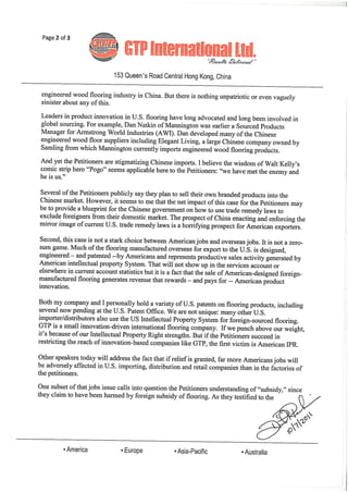 David Reichwein ITC testimony | PDF
