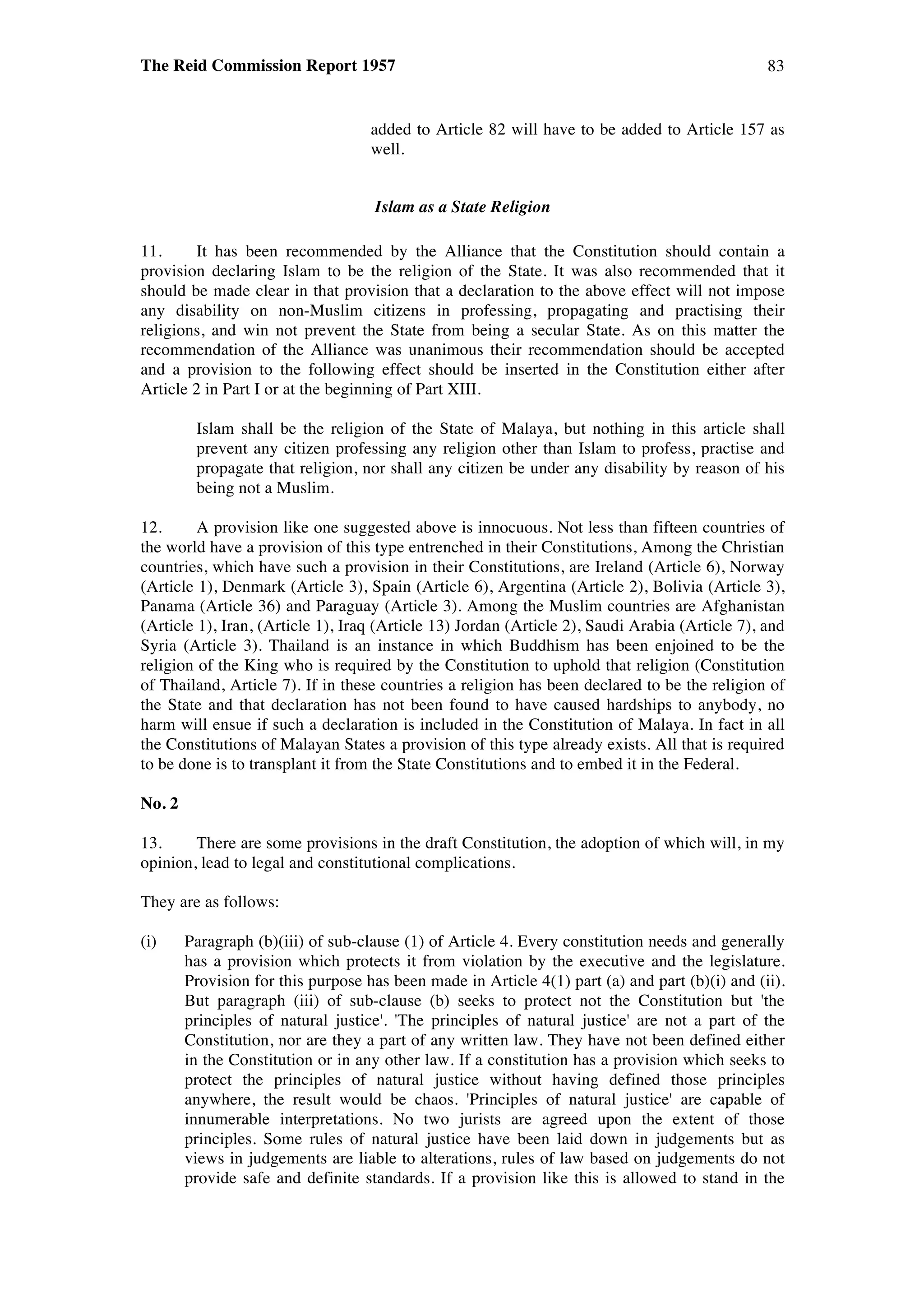 The Reid Commission Report 1957 | PDF