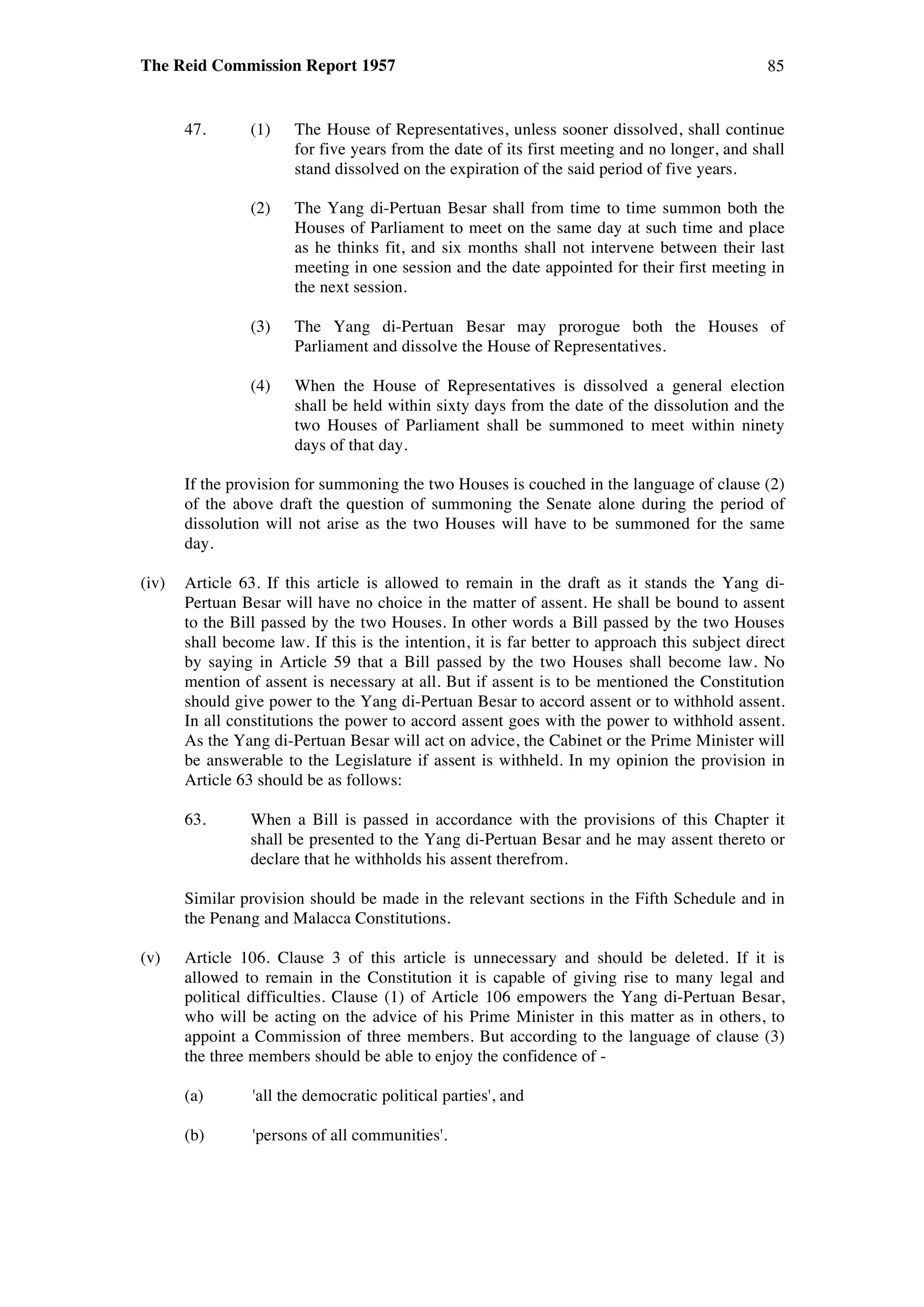 The Reid Commission Report 1957 | PDF