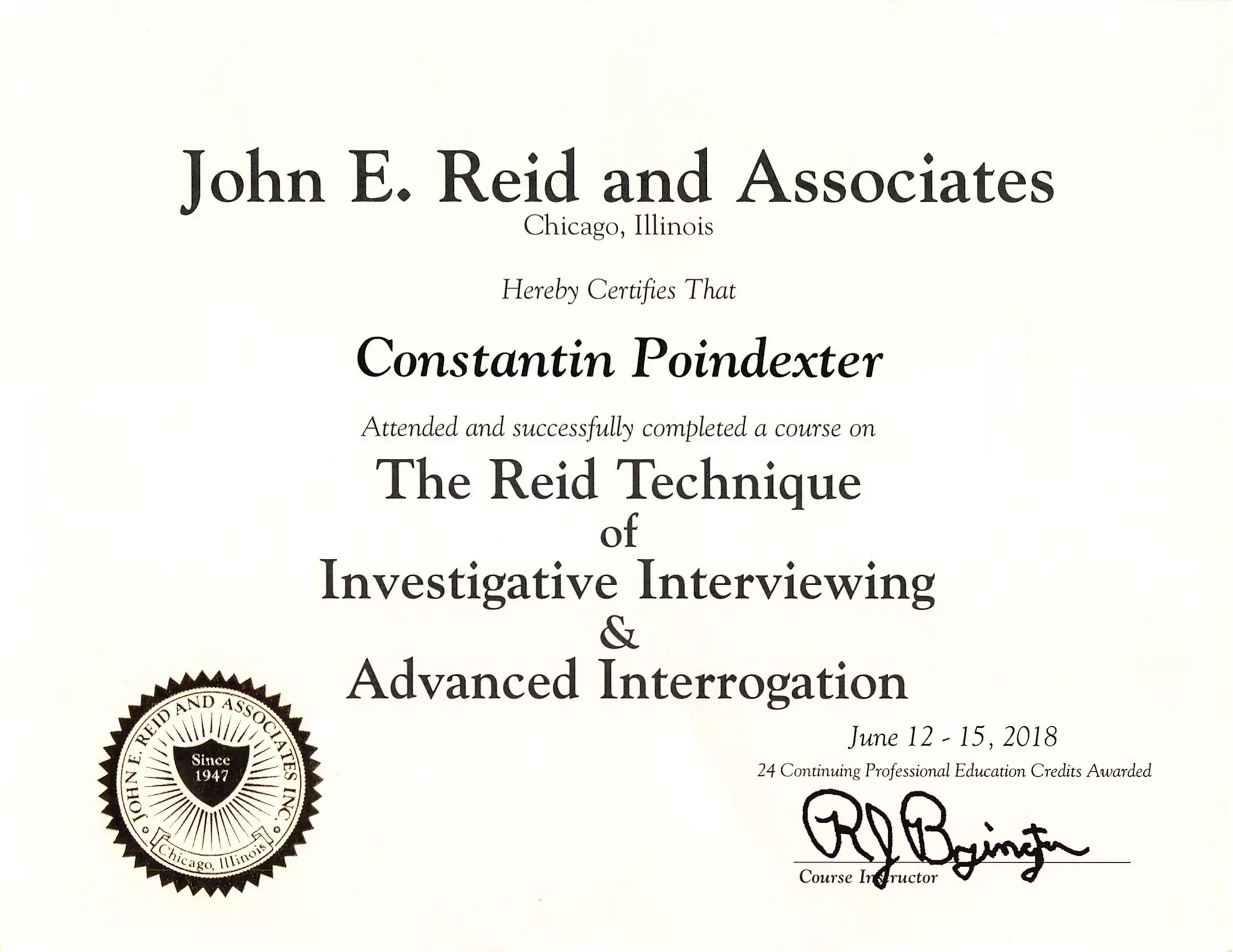 Reid Interview & Interrogation | PDF