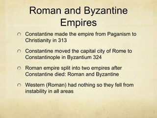 Reigion timeline presentation: Early Church | PPTX