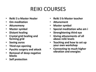 Reiki healing training in delhi ncr india | PPT