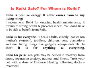 Reiki presentation by Haren Patel | PPS