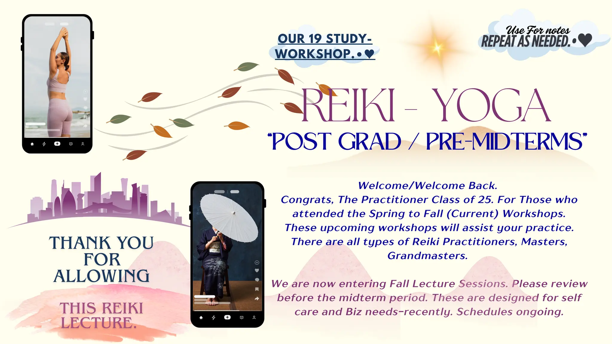 Reiki Yoga Workshop 19 Post Grad Students | PDF