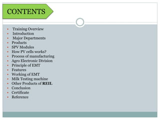 Reil training Presentation | PPTX | Physics | Science