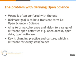 What does open science mean? A stakeholder perspective | PPT