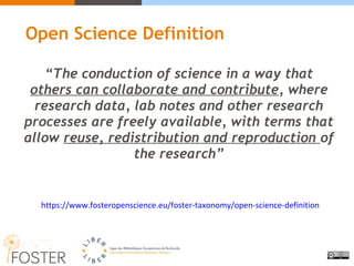 What does open science mean? A stakeholder perspective | PPT