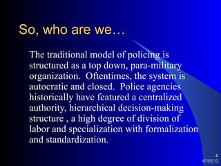Re Imagination Of Police Leadership | PPT