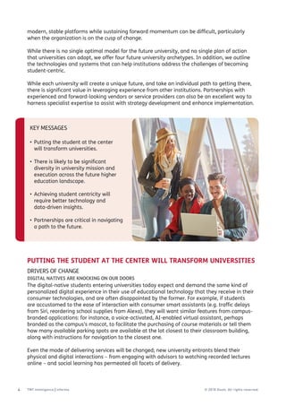 Reimagining the University in a Student-Centric World | PDF