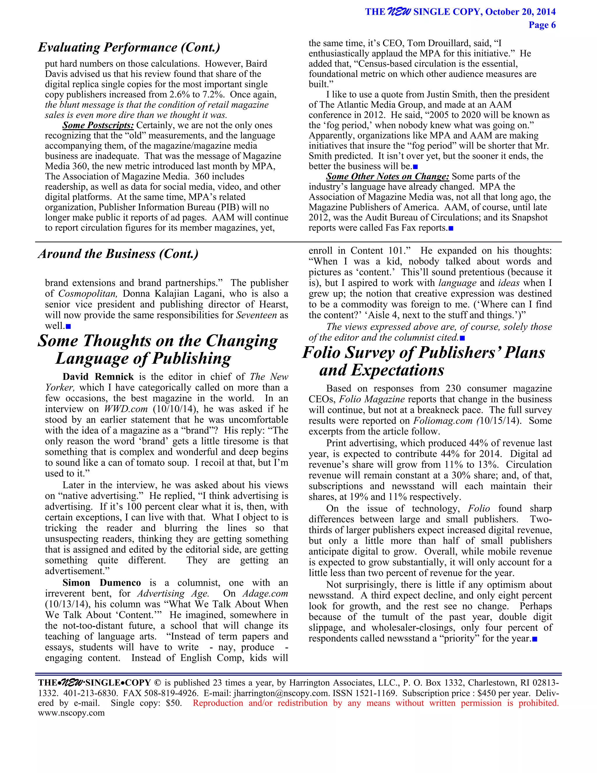 Reimagining Magazines for Data-Driven Times | PDF