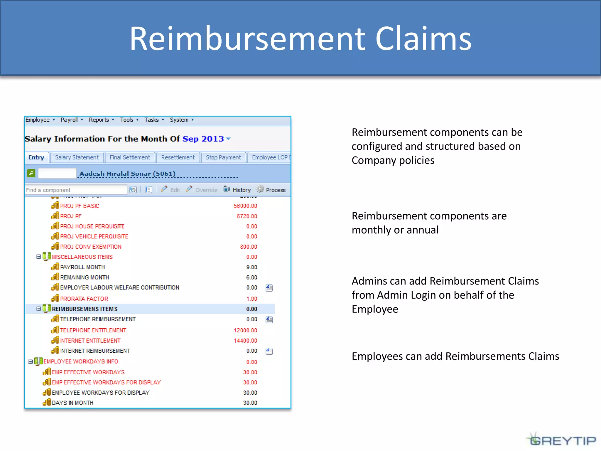 Reimbursement Claims Module | PDF
