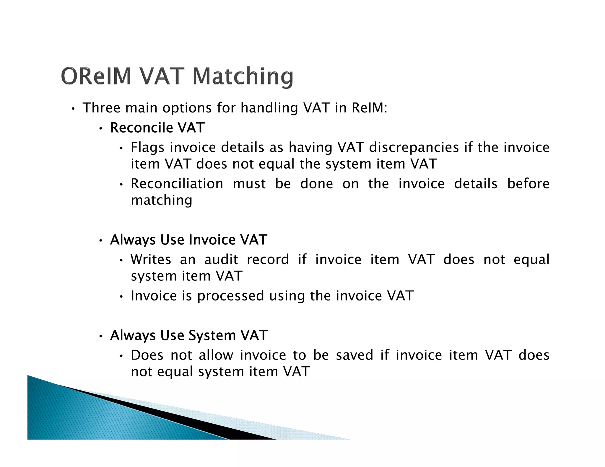 ReIM Functional Overview | PDF