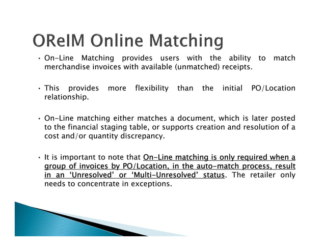 ReIM Functional Overview | PDF