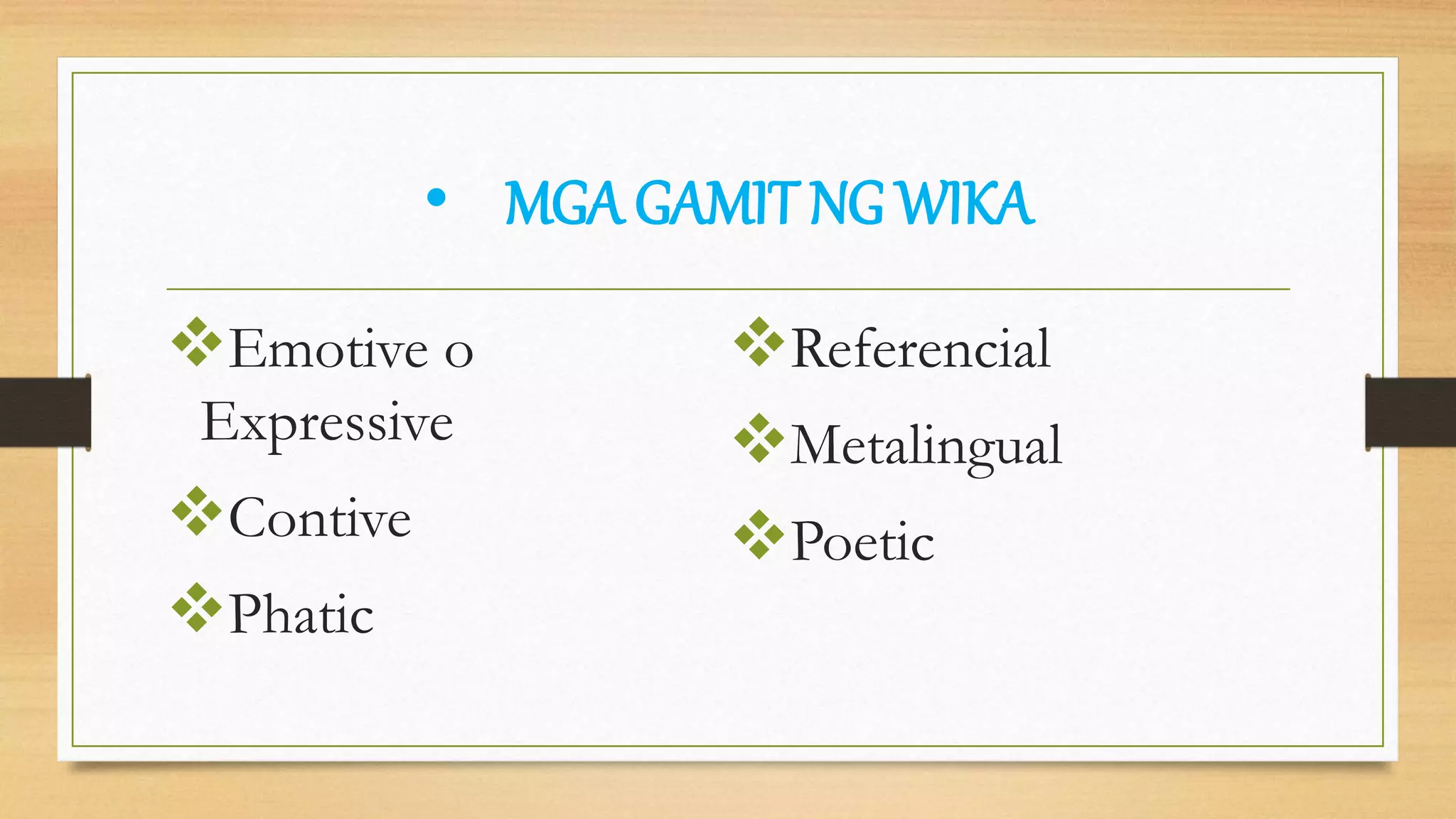 ANTAS NG WIKA | PPTX