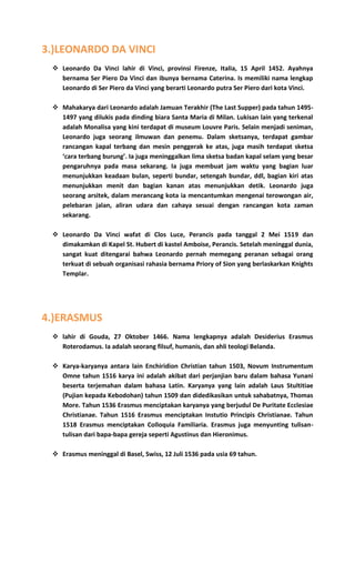 Rangkuman rennaissance | PDF